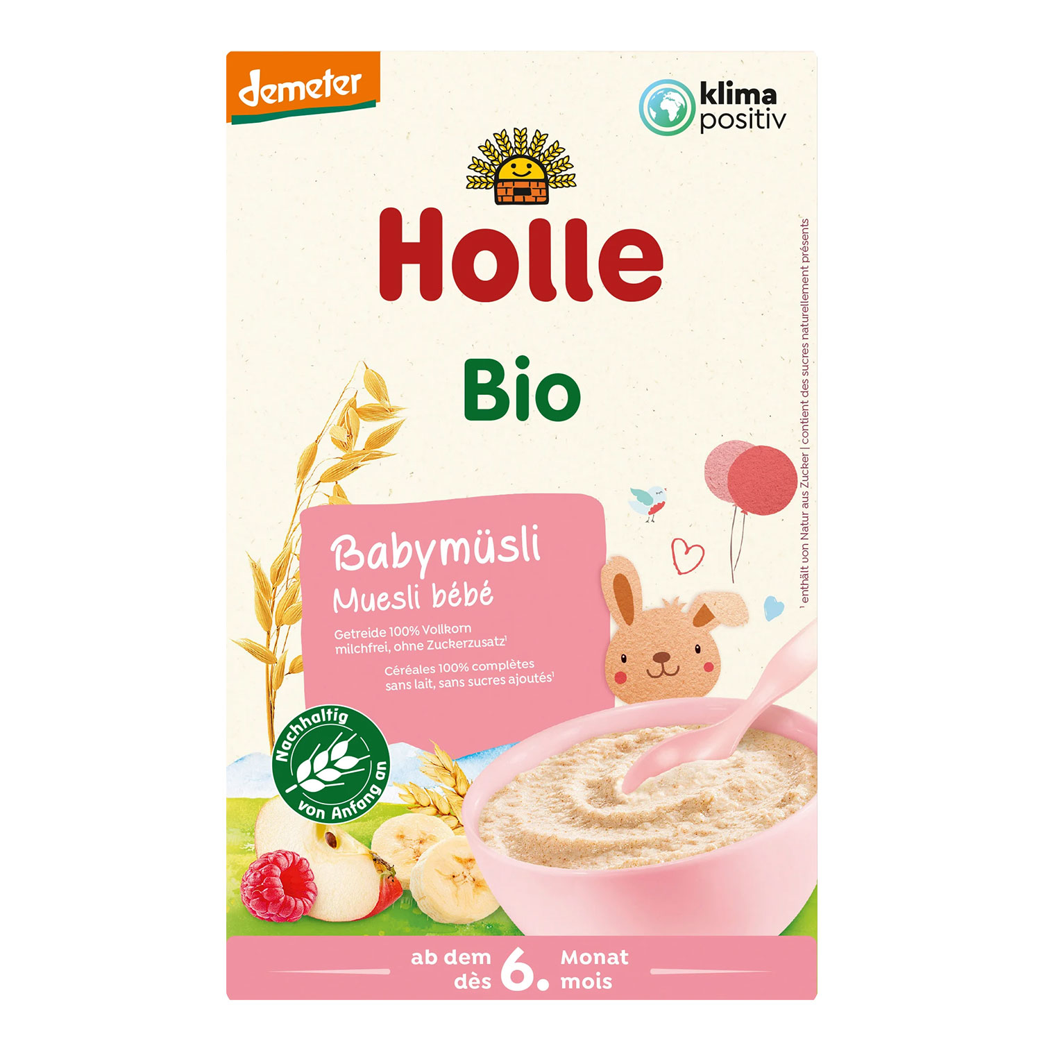 Holle Organic Baby Muesli Porridge (6+ Months) - 250g