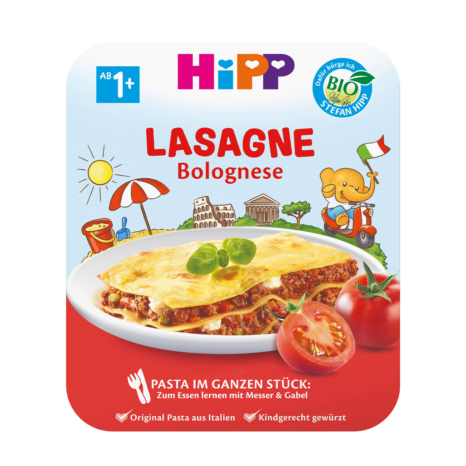 HiPP Children's Plate Lasagne Bolognese