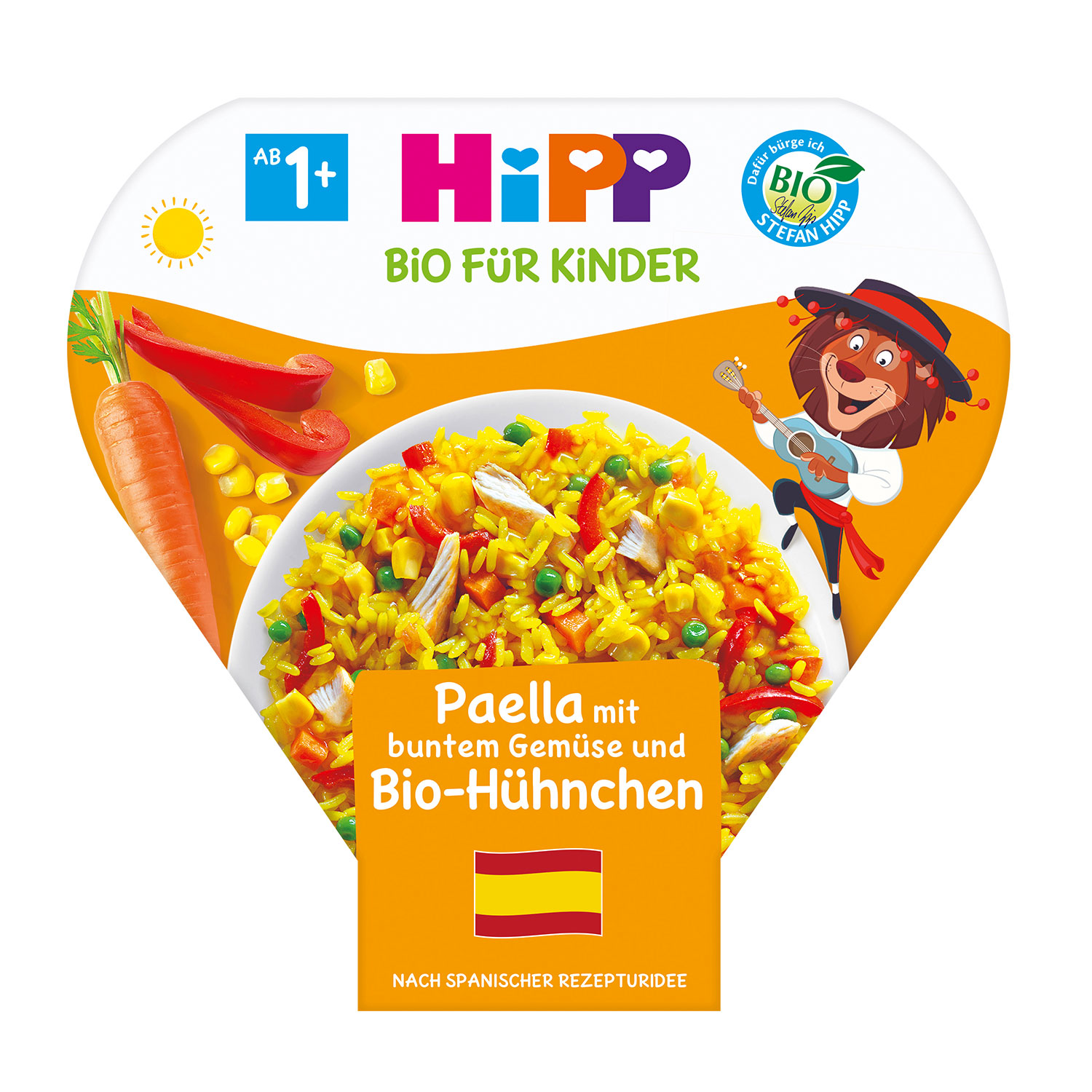 HiPP Children's Plate Paella with Vegetables and Organic Chicken