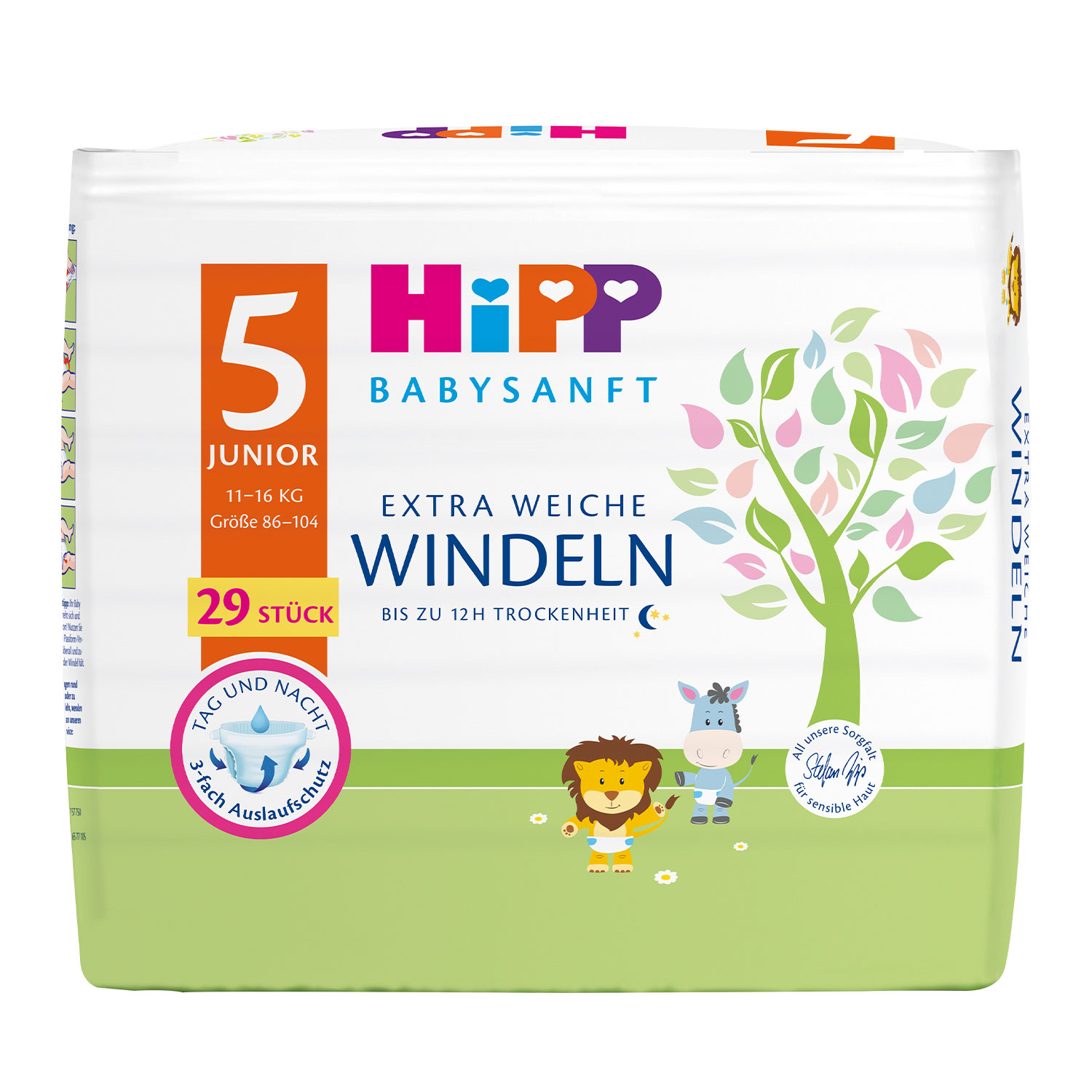HiPP Extra Soft Diapers Size 5 Junior (11-16 kg)
