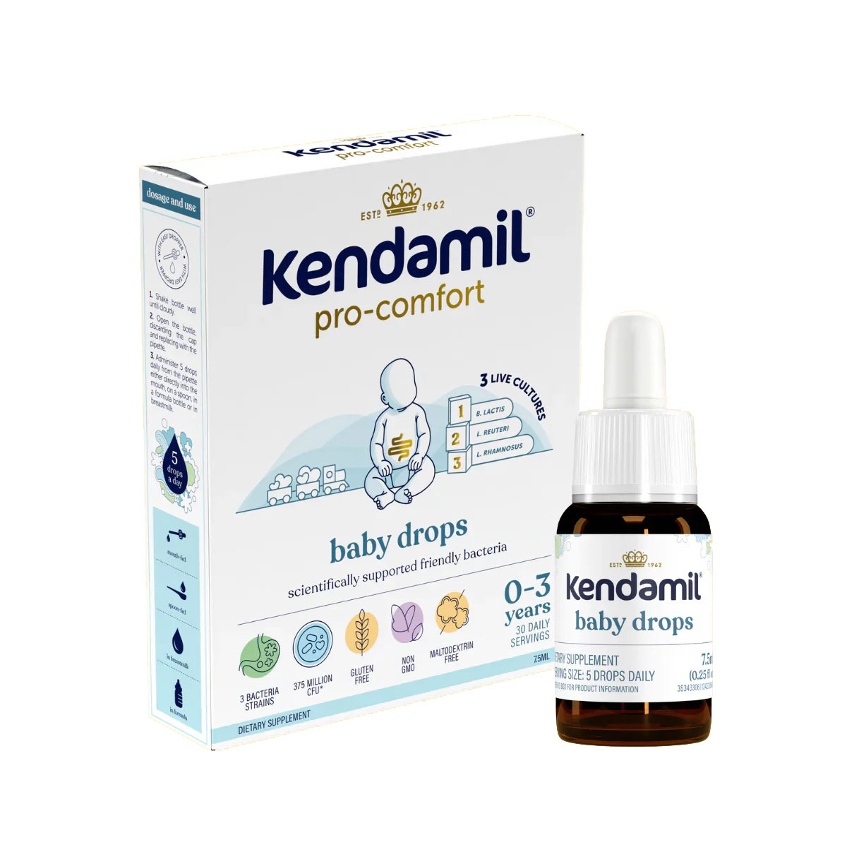 Kendamil Pro-Comfort Baby Drops - 7,5ml